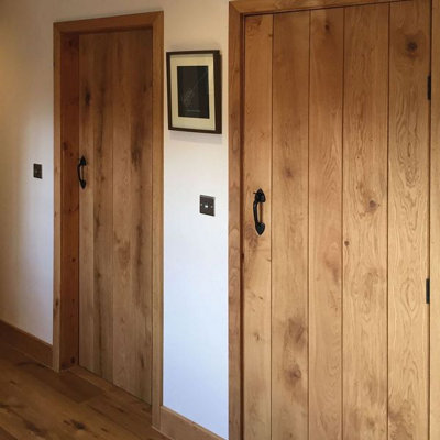 Rustic Oak Ledged Internal Door
