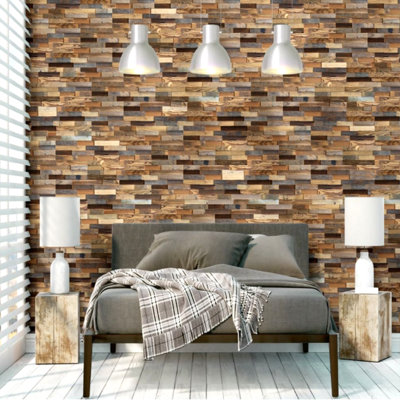 Rustic Old Twig - Natural Wood Panels | DIY at B&Q