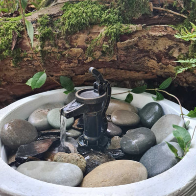 Rustic Pump - A Hydria Life Fountain Accessory