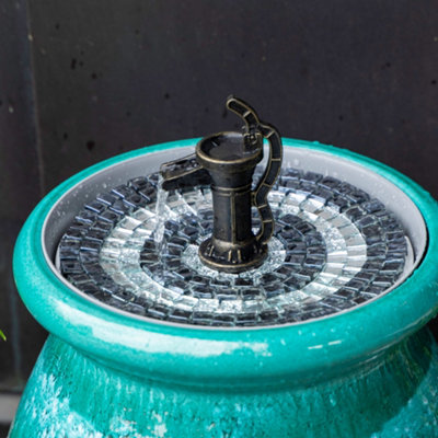 Rustic Pump - A Hydria Life Fountain Accessory