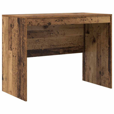 Rustic Rustic Writing Desk Old wood Solid Wood 100 x 50 x 76 cm