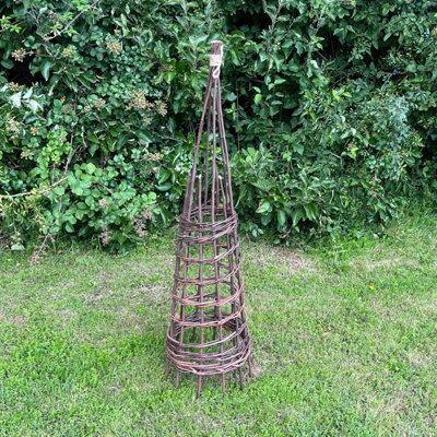 Rustic Willow Garden Obelisk (1.2m) | DIY at B&Q