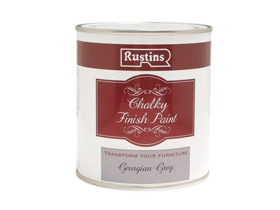 Rustins Chalky Finish Paint Georgian - Grey 250ml