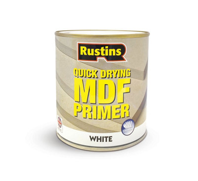 Rustins MDF Primer - White 250ml | DIY at B&Q