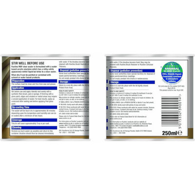 Rustins Quick Drying MDF Clear Sealer 250ml