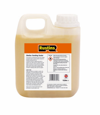Rustins Shellac Sanding Sealer - 1ltr