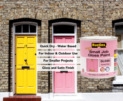 Rustins Small Job Paint Gloss - Orange 250ml