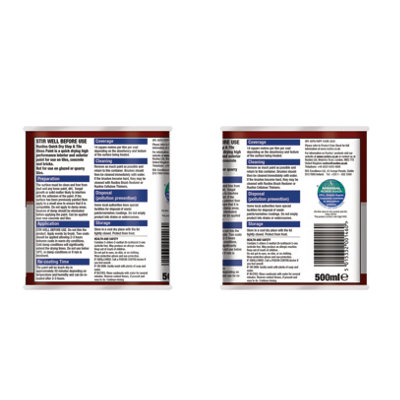 Rustins Step & Tile Paint Red 500ml