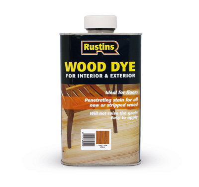 Rustins Wood Dye - Light Teak 250ml