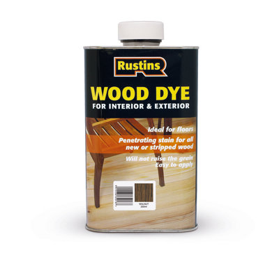 Rustins Wood Dye - Walnut 250ml | DIY at B&Q