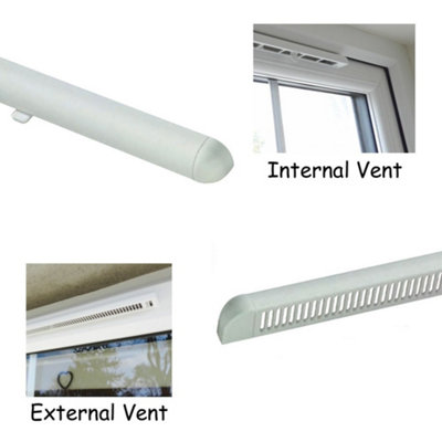 RW Simon Ltd Window Trickle Vent White - 400mm