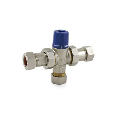 RWC Easifit 2-In-1 Thermostatic Mixing Valve for Safe Water Temperature ...