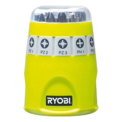 Ryobi 10pce Screwdriver Bit Set - RAK10SD