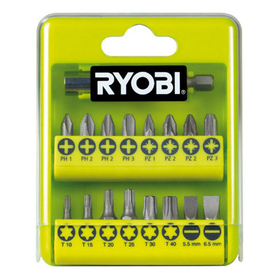 Ryobi 17 Piece Screwdriver Bit Set - RAK17SD