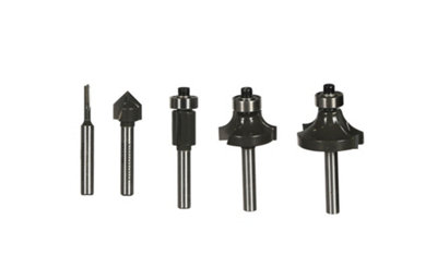 Ryobi 6mm Router Cutters (5 piece) - RAKRBS5