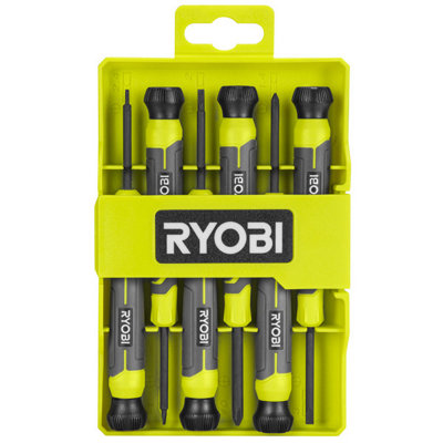Ryobi 6pc Precision Screwdriver Set RHSDSPC6
