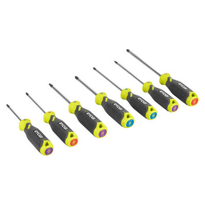 Ryobi 7pc Screwdriver Set - RHSDS7PC