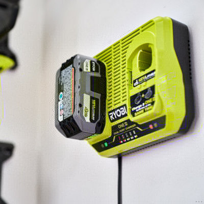 Ryobi ONE+ Dual Port Charger Kit (2x 4.0Ah) 18V