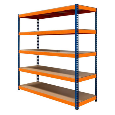 S-Rax 5 Shelf Racking - 180cm x 180cm x 60cm | DIY at B&Q
