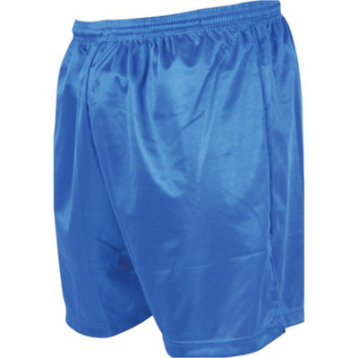 S - ROYAL BLUE Junior Sports Micro Stripe Training Shorts Bottoms - Gym ...
