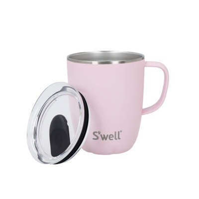 S'well Pink Topaz Mug with Handle, 350ml