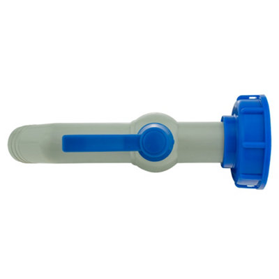 s60x6 (2") IBC Tank Adaptor 18cm Extender Long Reach tap+ Free PTFE Tape