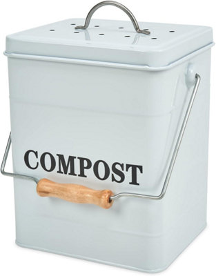SA Products 3L Kitchen Compost Bin - Compost Caddy with Lid & Charcoal ...