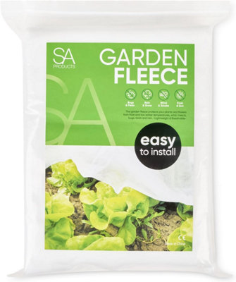 SA Products Garden Fleece for Plant Protection - 2 X 5m | DIY at B&Q