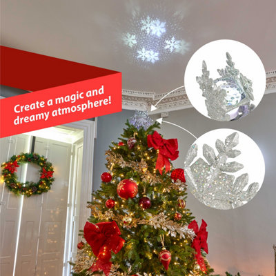 SA Products LED Christmas Tree Toppers - Lighted Glittering Xmas Tree ...