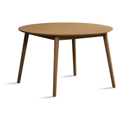 Sabrina 120cm Round Solid Oak Dining Table