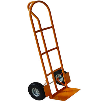 Sack Truck P Shape Heavy Duty - Pneumatic Tyres 650Ibs Max Load