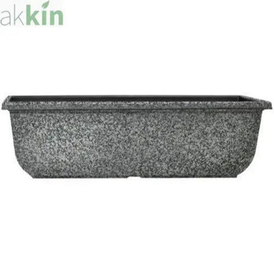 Sadie Window Box 24" Grey Clay