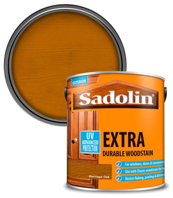 Sadolin 1L Extra Exterior woodstain - HERITAGE OAK