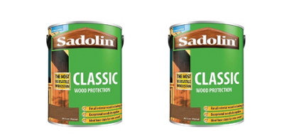 Sadolin Classic Wood Protection African Walnut 5L Pack of 2