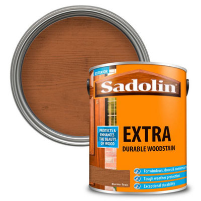 Sadolin Extra Durable Woodstain 500ML Burma Teak