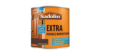 Sadolin Extra Durable Woodstain Jacobean Walnut 500ml