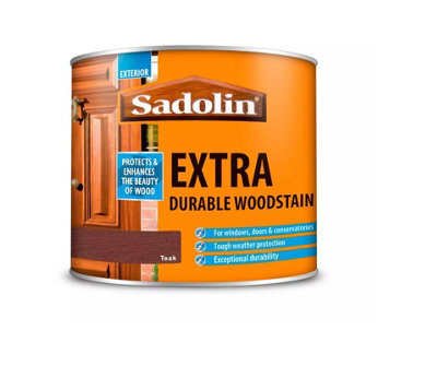 Sadolin Extra Durable Woodstain Teak 500ml