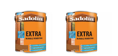 Sadolin Extra Woodstain Antique Pine 5L Pack of 2