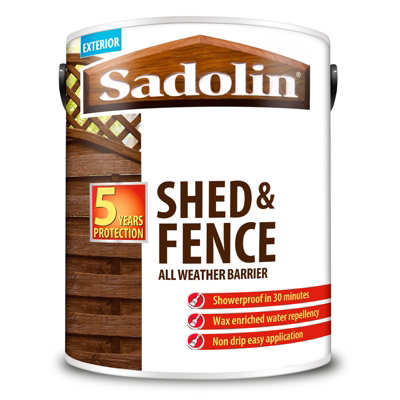 Sadolin Shed and Fence Protector All Weather Barrier - Green Forest - 5L
