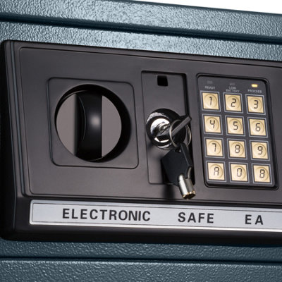 Safe - electronic with double bolt locking system, LED display, code ...