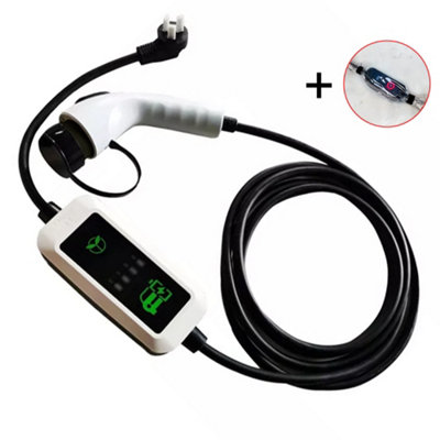 Safe EV Charging 5M 13A Cable Type 2 UK Plug 3 Pin Electric Vehicle Car ...