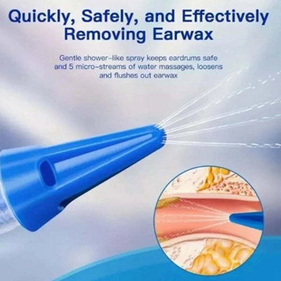 Safe & Gentle Ear Wax Removal Kit for Adults - Pain-Free Home Ear ...