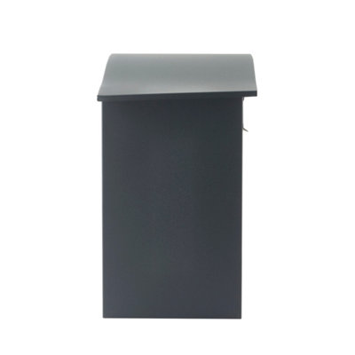 Safes UK Mail Catcher Large Letterbox-High Security Metal Wall Mounted ...