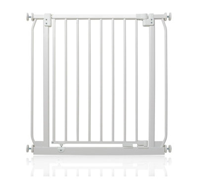 Safetots Elite Pressure Narrow Safety Gate, 65.5cm - 74.5cm, Matt White ...