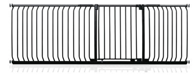 Safetots Elite Pressure Safety Gate, 225cm - 234cm, Matt Black ...
