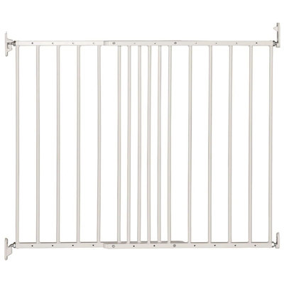 Safetots Extending Metal Screw Fit Baby Stair Gate, White, 62.5cm - 106 ...