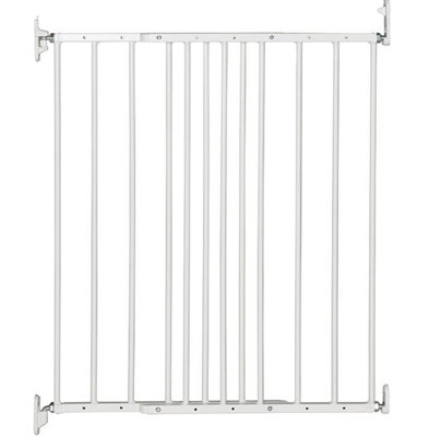 Safetots Extra Narrow Stair Gate, White, 56.5cm - 81.5cm, Safety Gate ...