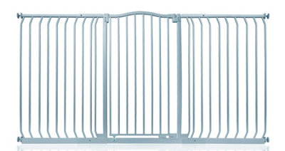 Safetots Extra Tall Curved Top Safety Gate, 179cm - 188cm, Matt Grey ...
