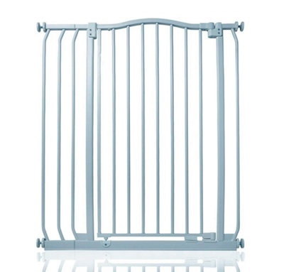 SAFETOTS EXTRA TALL CURVED TOP SAFETY GATE, 80CM - 89CM, MATT GREY ...