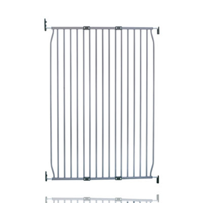 Safetots Extra Tall Eco Screw Fit Baby Gate, Grey, 100cm - 110cm, Extra ...